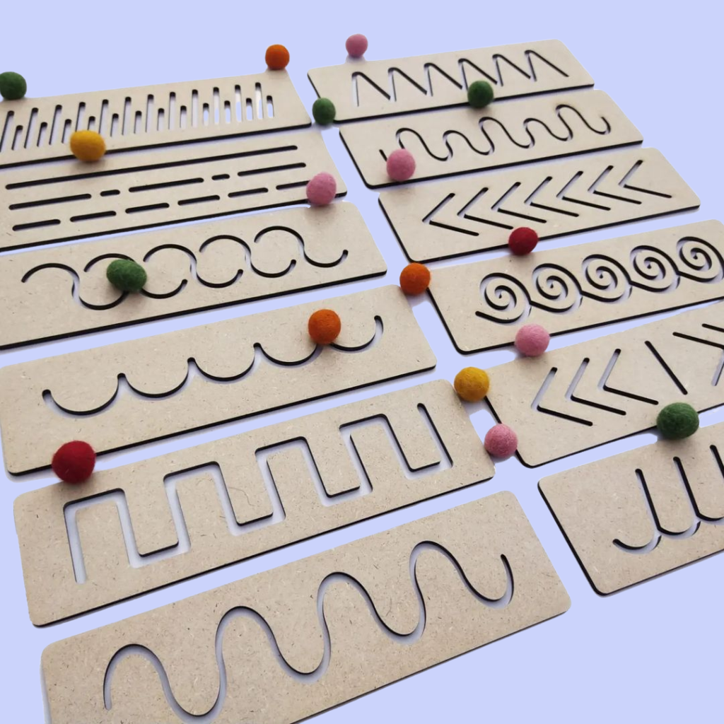 Pre Writing Stencil Length - Kiddiwinks