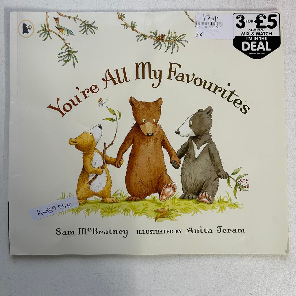 You’re All My Favourites_Sam McBratney - Kiddiwinks