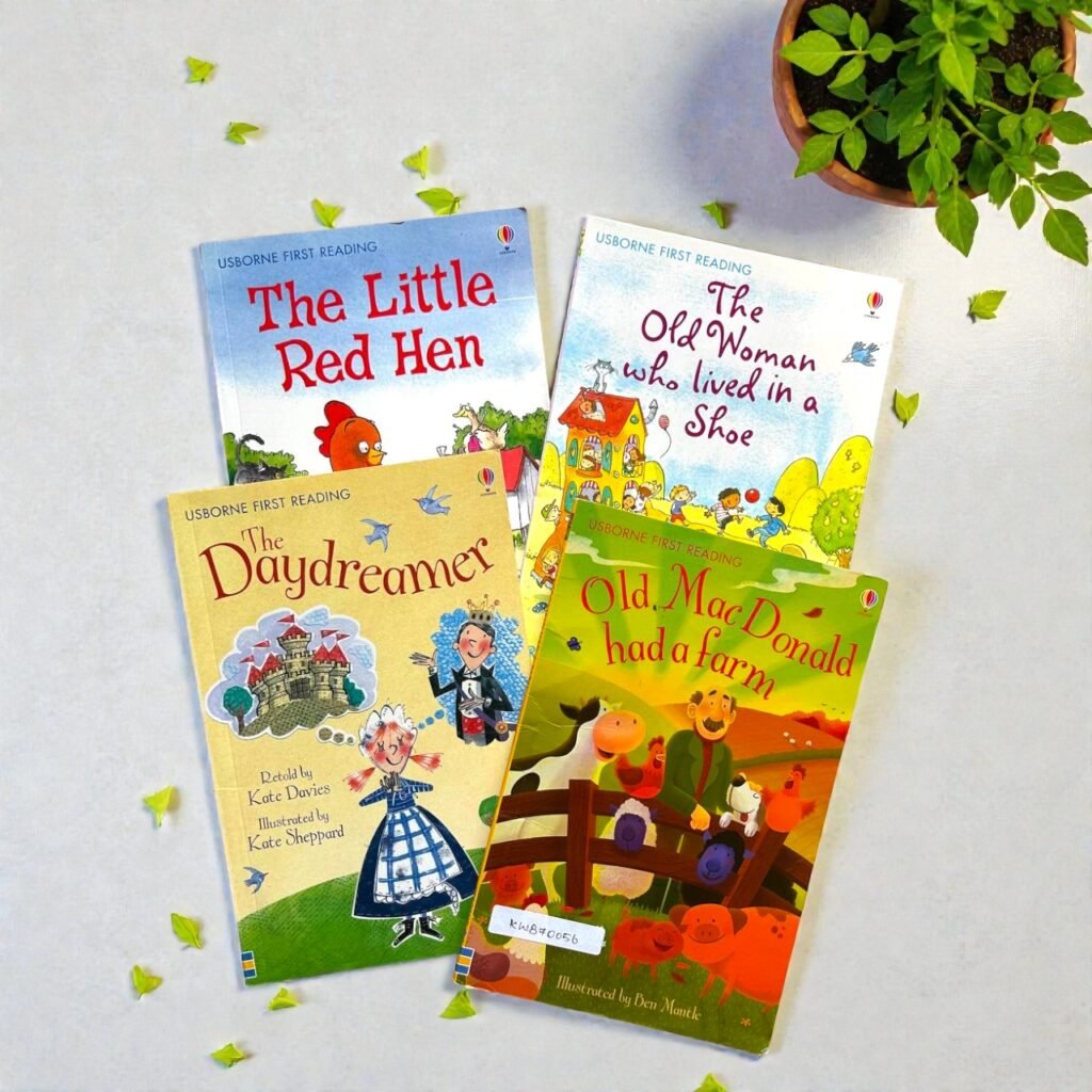 Usborne First Reading_Phonics_Set Of 4 Books_Usborne_KWB70056 - Kiddiwinks